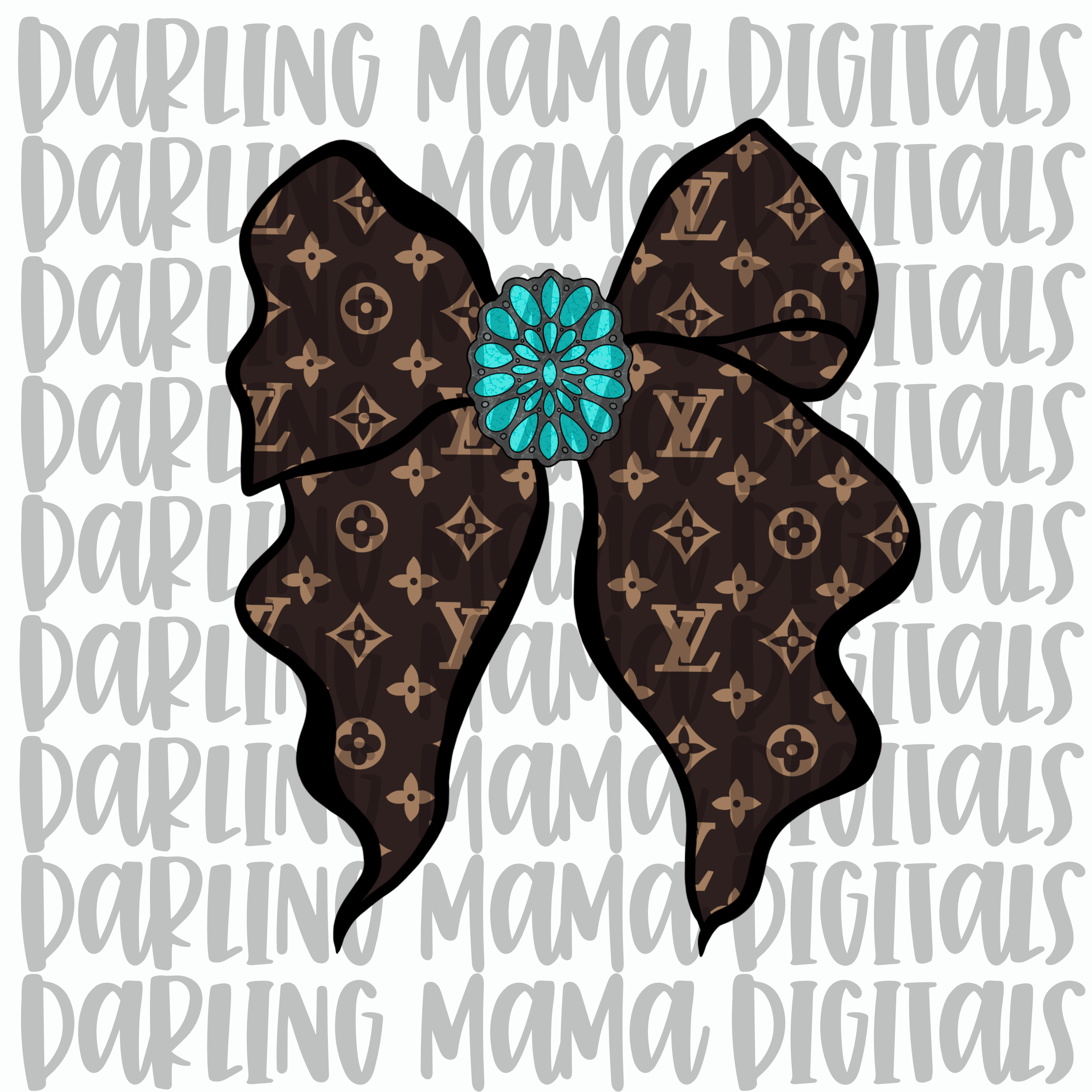 Boujee Western Bow – Darling Mama Digitals