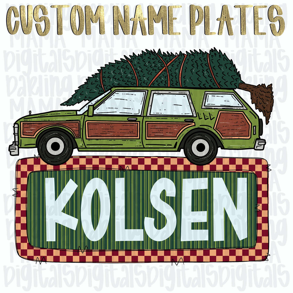 Custom Christmas vacay car – Darling Mama Digitals