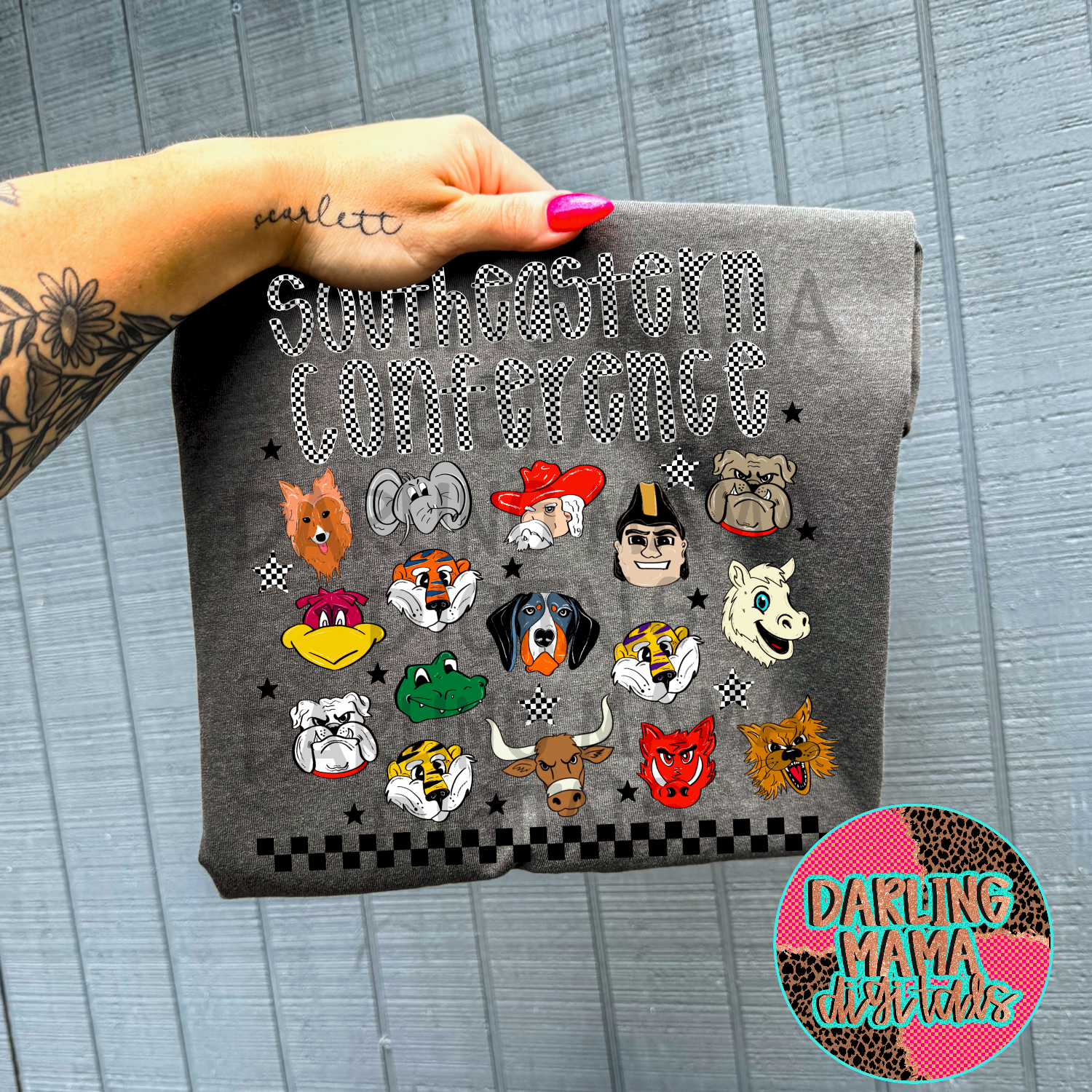 Checkered S*E*C – Darling Mama Digitals
