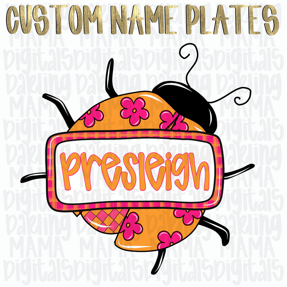 Custom Lady Bug – Darling Mama Digitals
