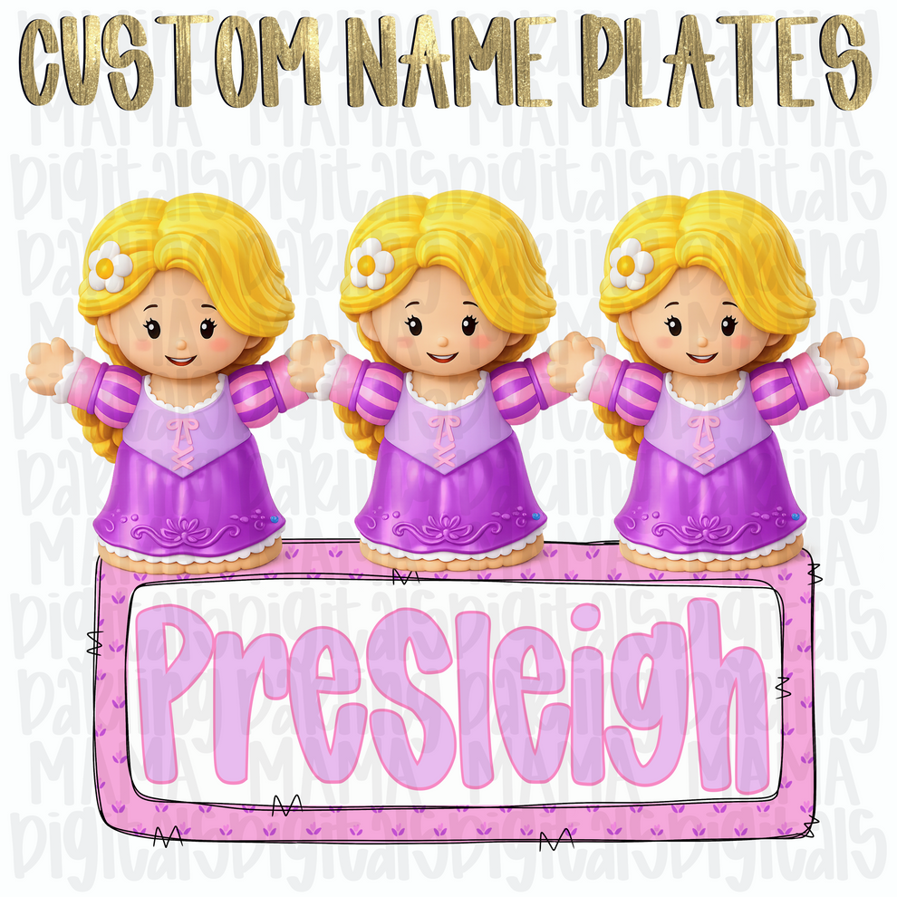Custom LP princess – Darling Mama Digitals