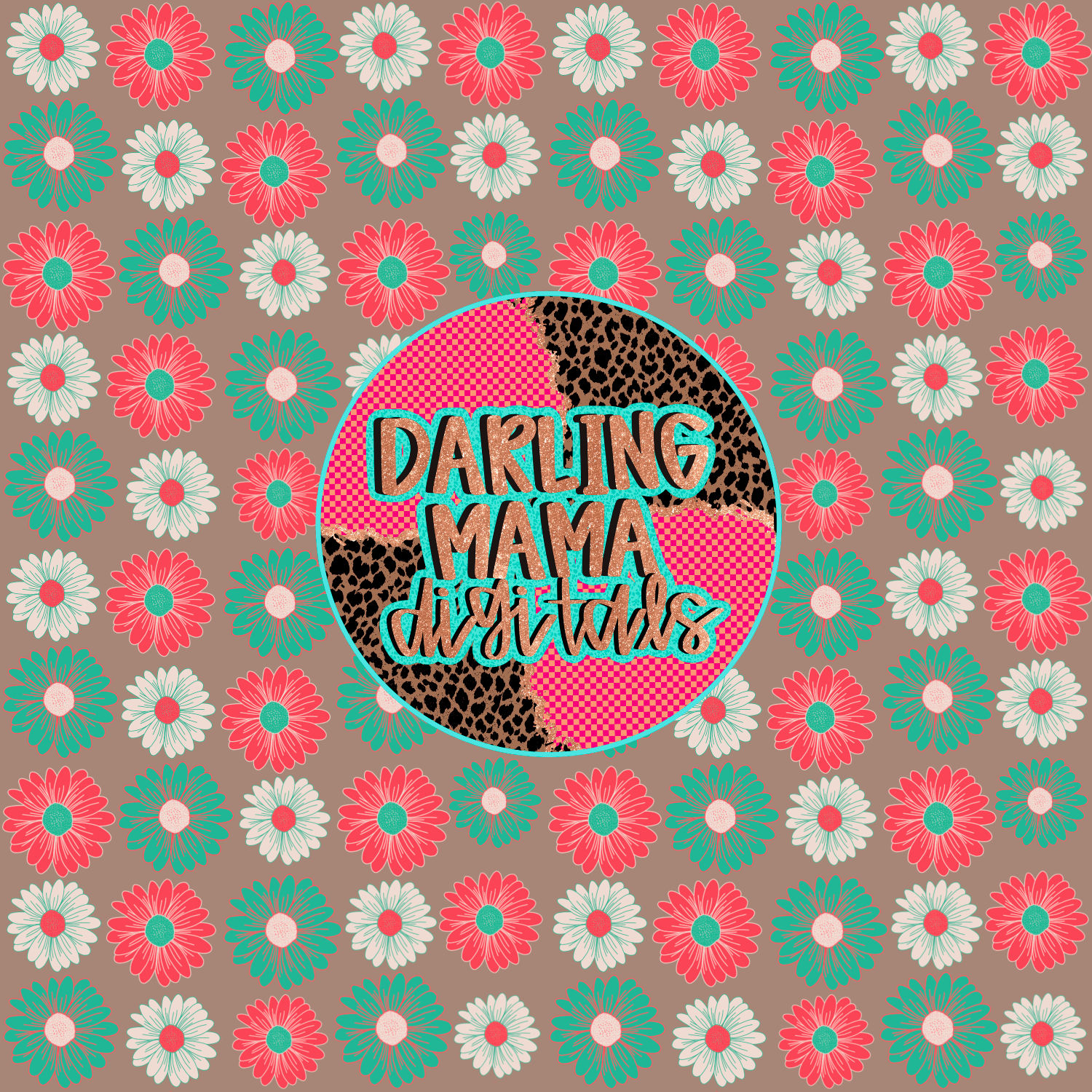 Floral Seamless File – Darling Mama Digitals