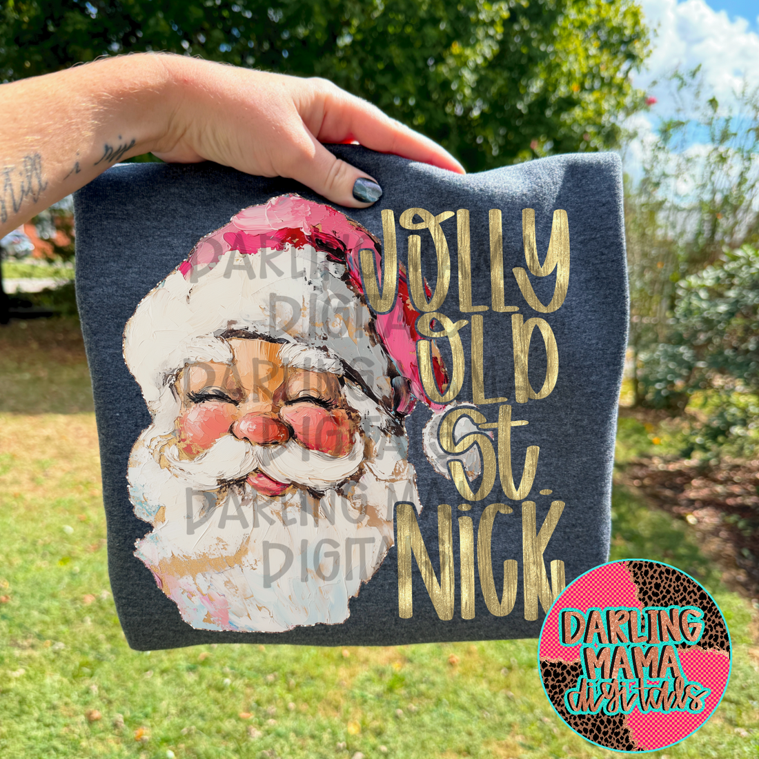 Jolly old st. Nick – Darling Mama Digitals