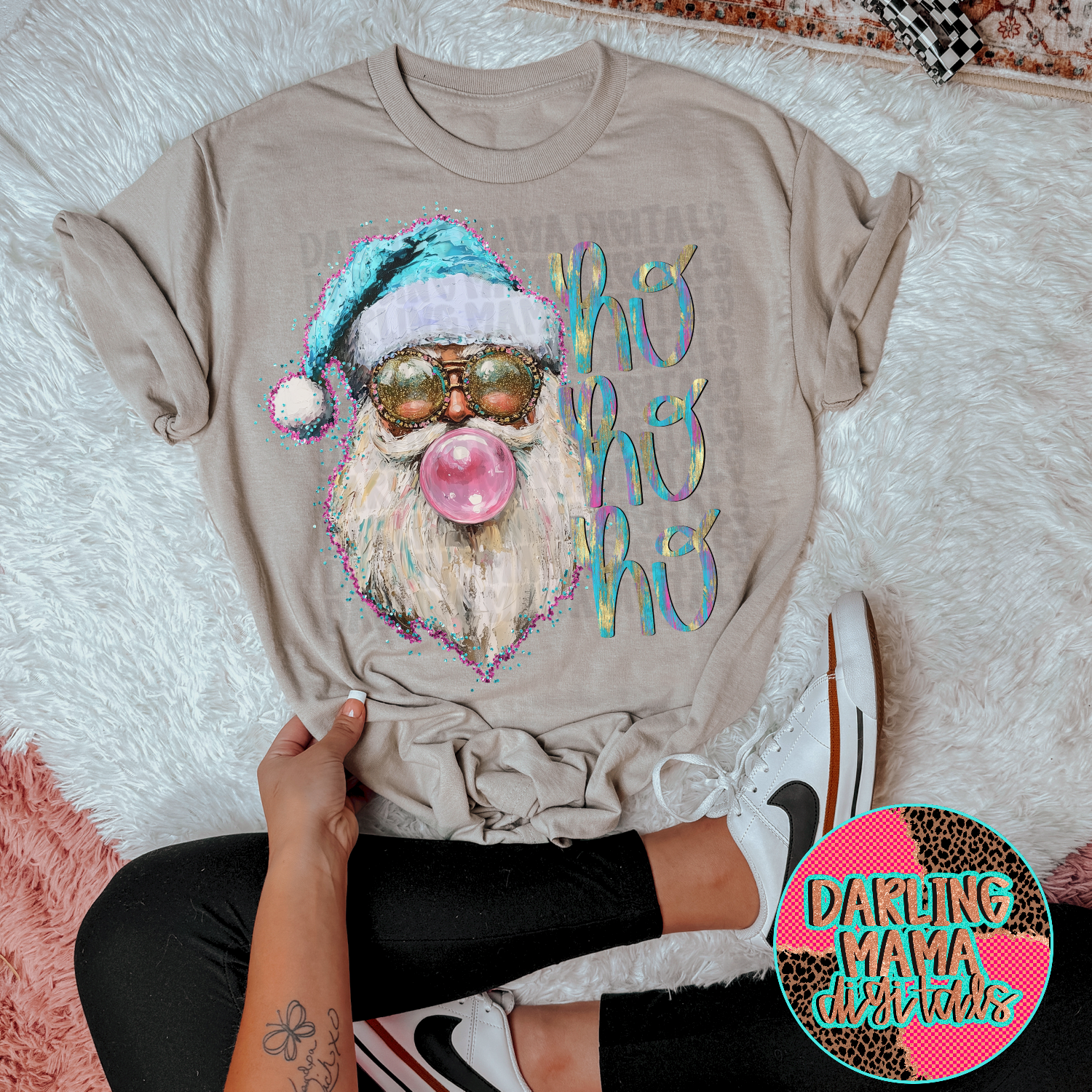 Realistic Paint Ho Ho Ho – Darling Mama Digitals